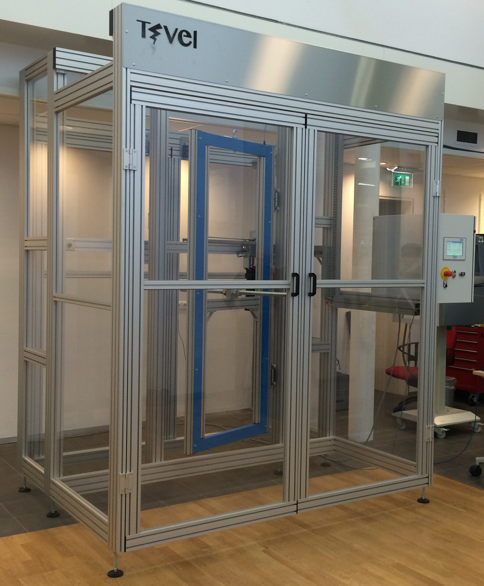 Durability tester for door hinges - ENDUTEQ